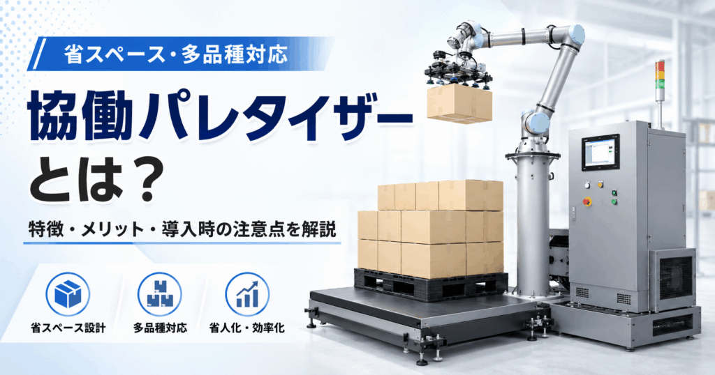 協働パレタイザーとは？ 特徴・メリット・導入の流れを解説 - iCOM技研ブログ